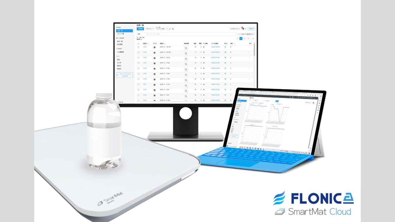 無線通信のRFIDと重量計IoTのSmartMat Cloud（スマートマットクラウド）の機能を徹底比較！ - スマートマットクラウド｜株式会社フロニカ